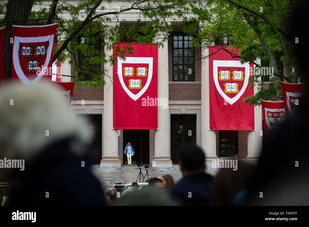 Graduates and friends and family gather for the 2019 Harvard University ...
