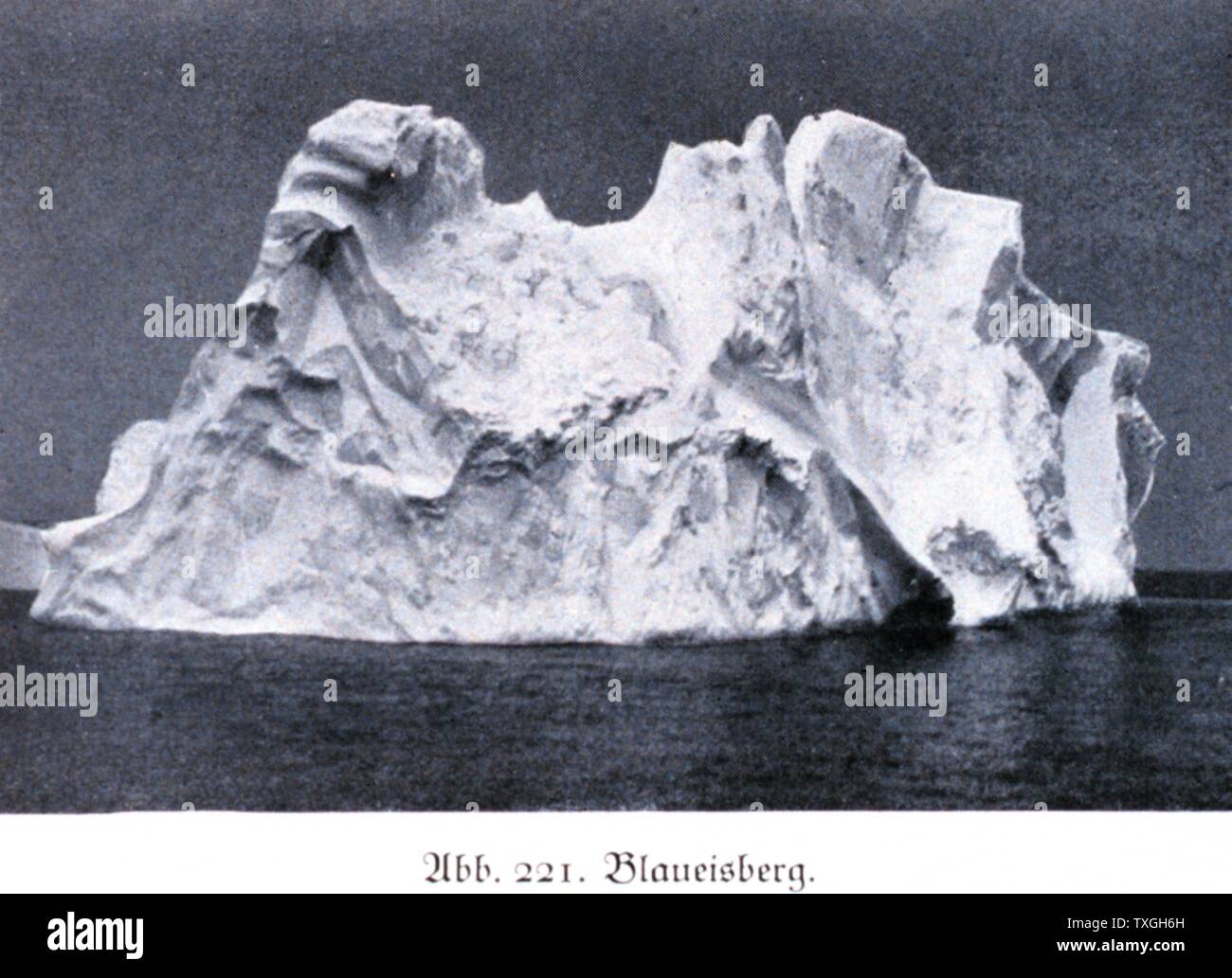 Photograph taken during the Meteor Expedition by F. Spiess. The German ...