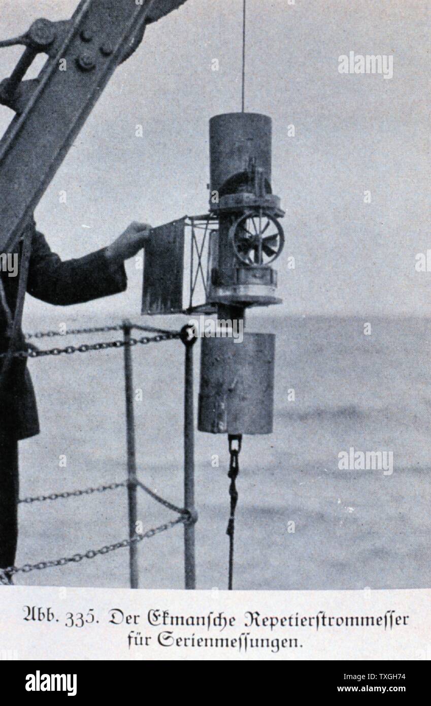 Photograph taken during the Meteor Expedition by F. Spiess. The German ...