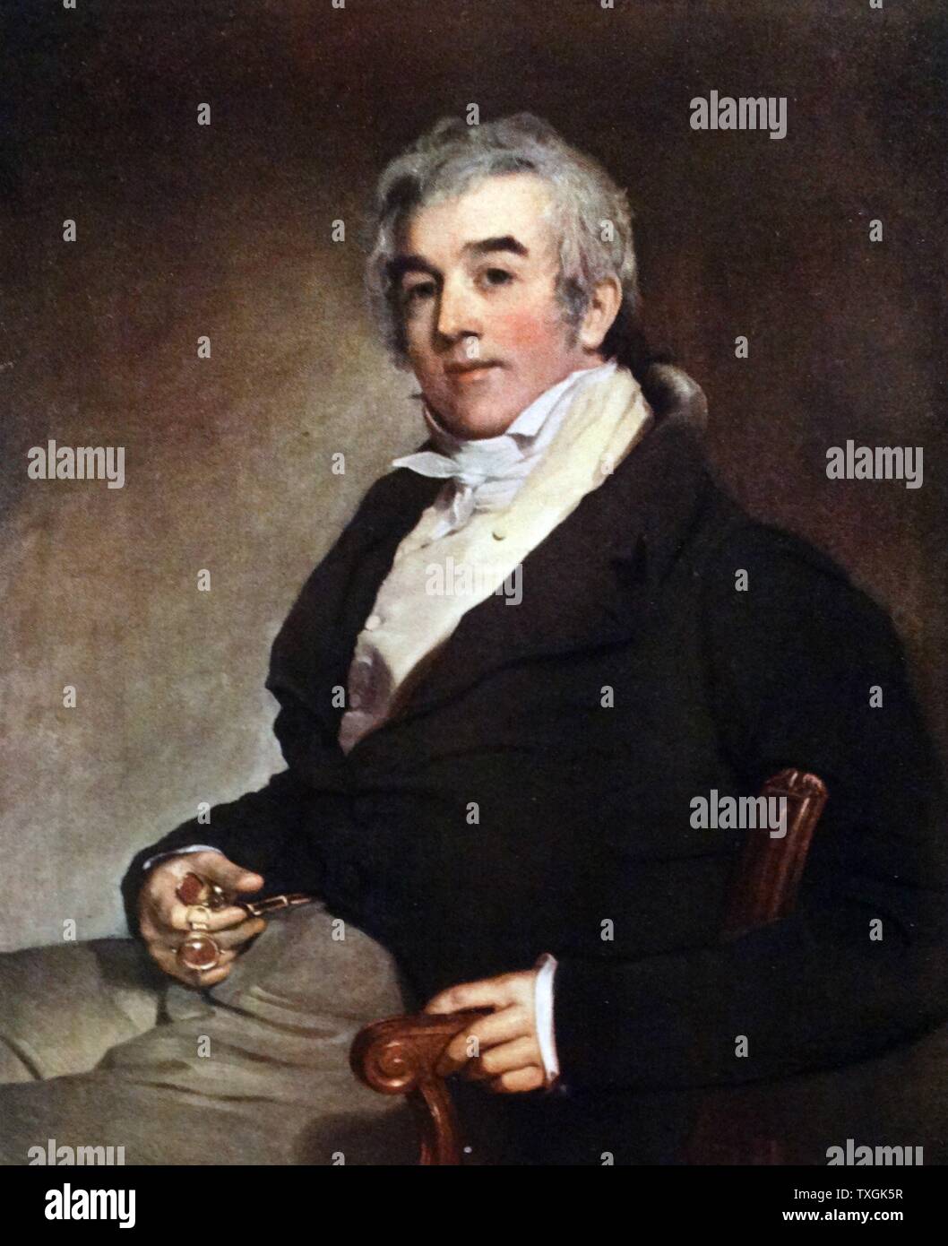 American portrait painting hi-res stock photography and images - Alamy