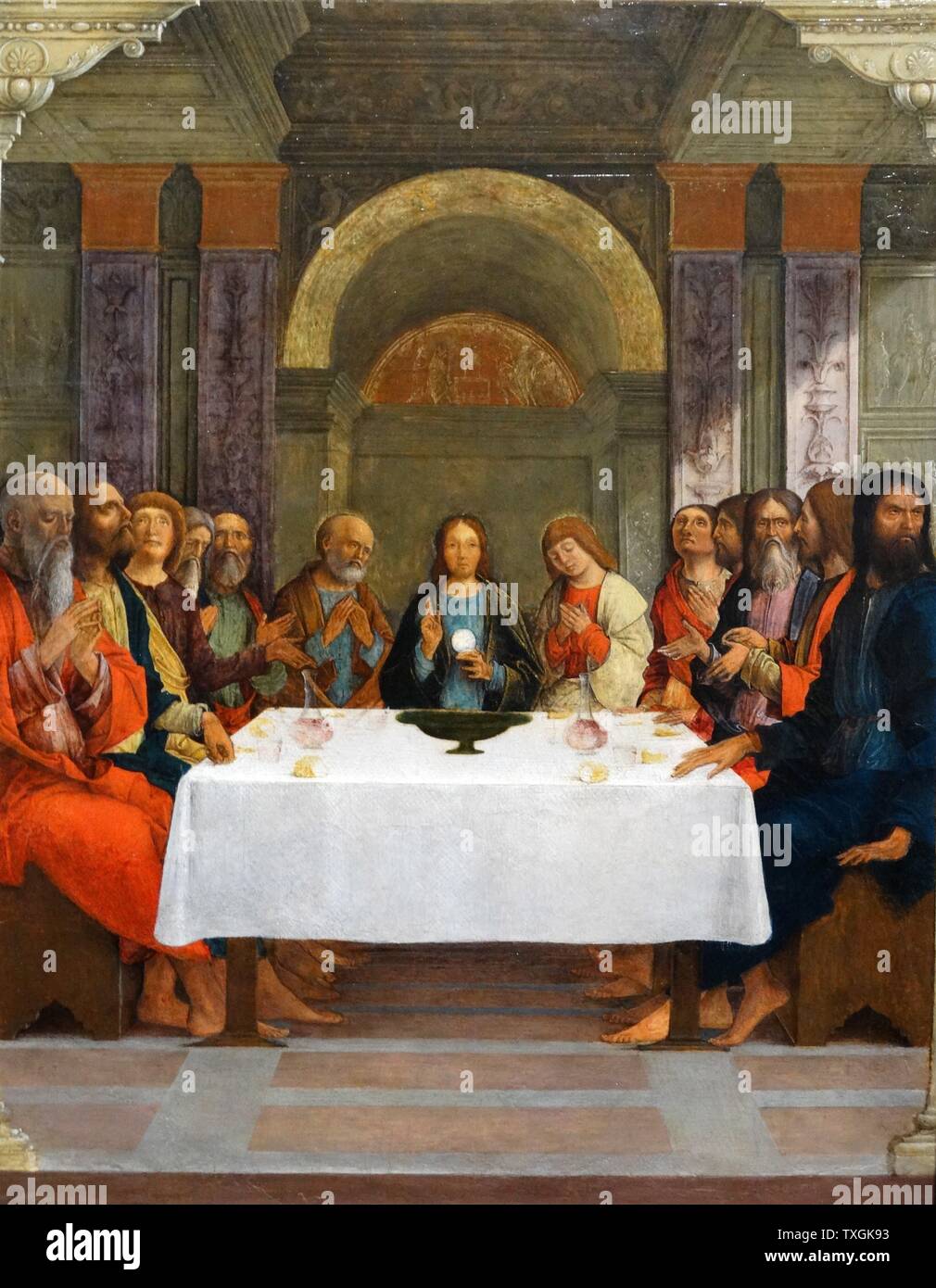 The institution of the eucharist hi-res stock photography and images ...