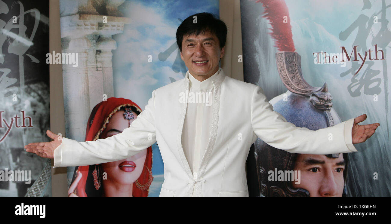 Jackie Chan at the photocall of his new movie "The Myth" at the 58th ...