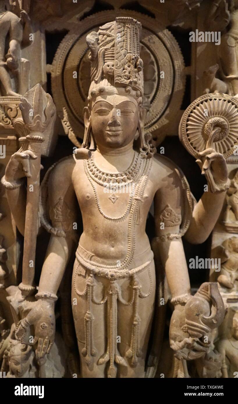 Vishnu stone sculpture hi-res stock photography and images - Alamy