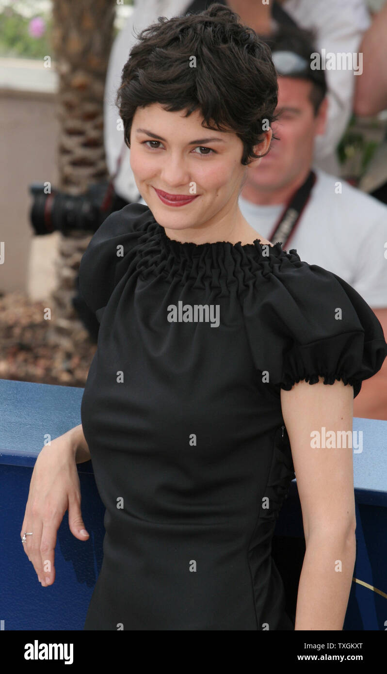 French actress Audrey Tautou poses at a photocall promoting her new ...