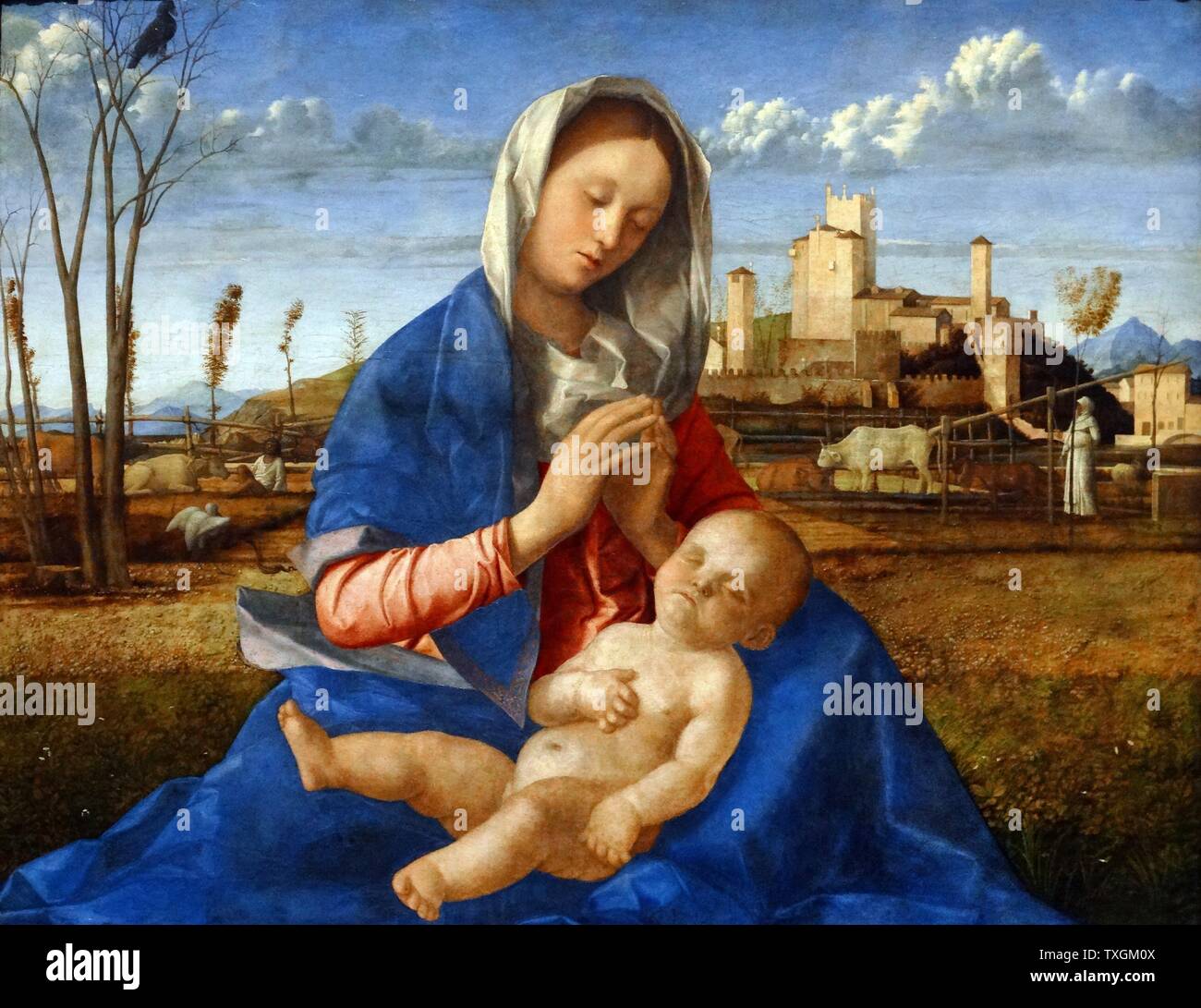 Madonna Of The Meadow High Resolution Stock Photography and Images - Alamy