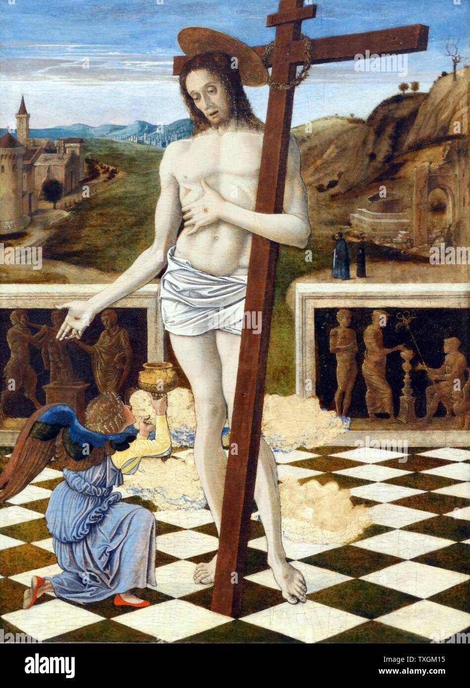 Painting titled 'The Blood of the Redeemer' by Giovanni Bellini (1430 ...