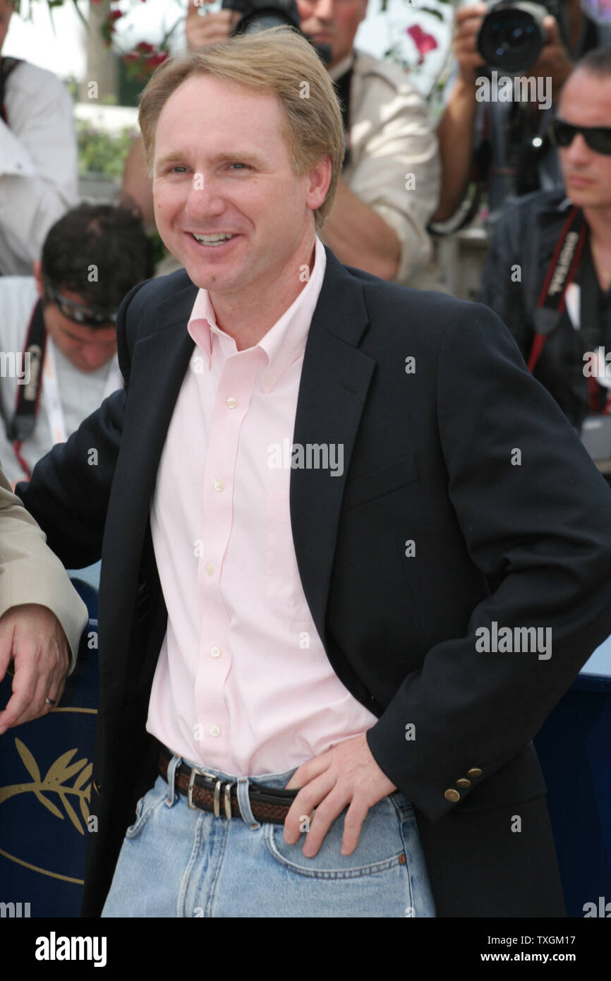 Author Dan Brown poses at a photocall promoting the new film based on ...