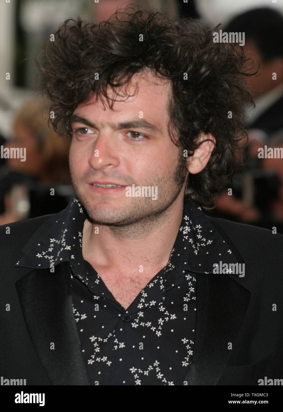French singer Mathieu "M" Chedid arrives on the red carpet before a ...