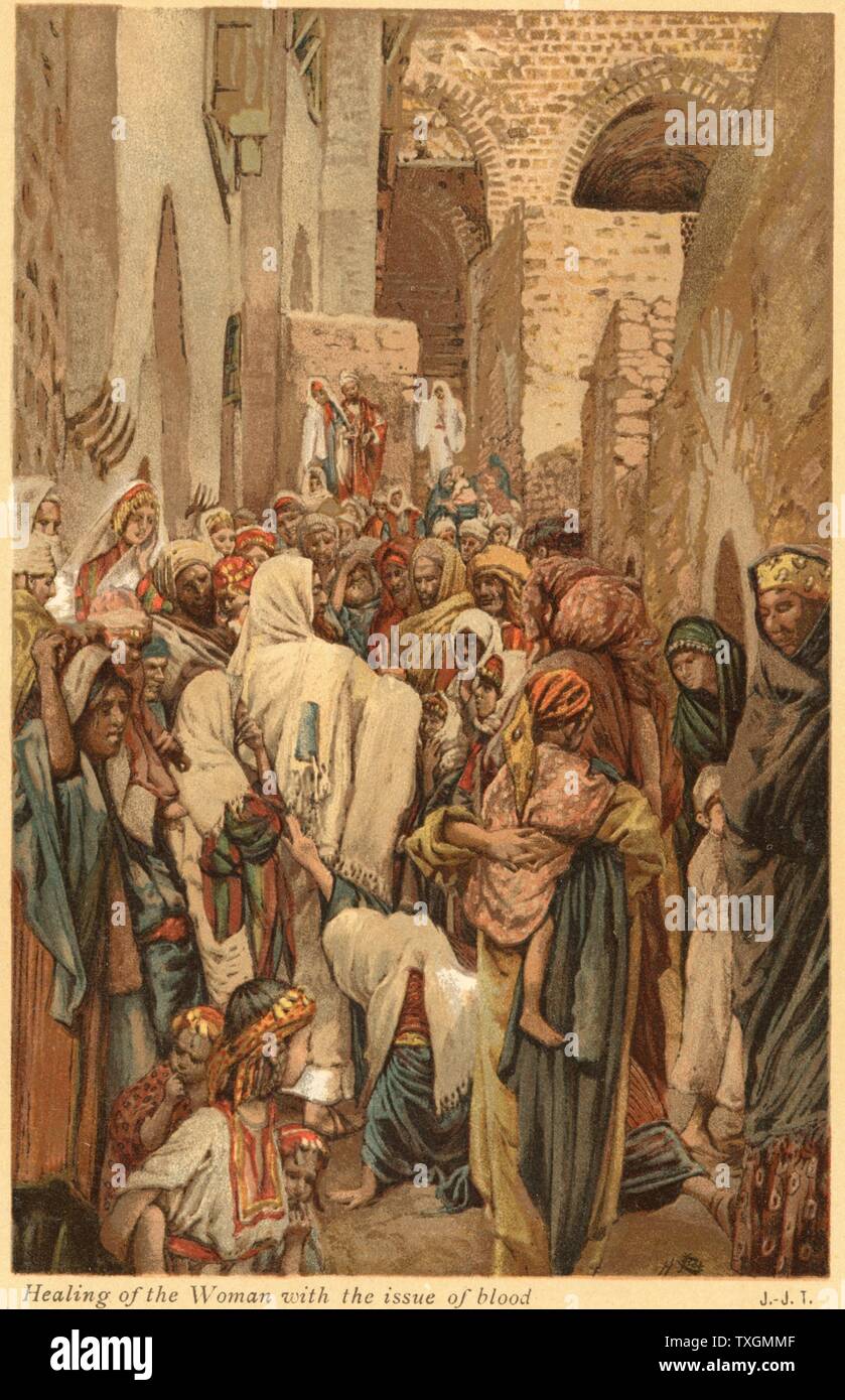 Religion christianism heal wound miracle crowd street scene hi-res ...