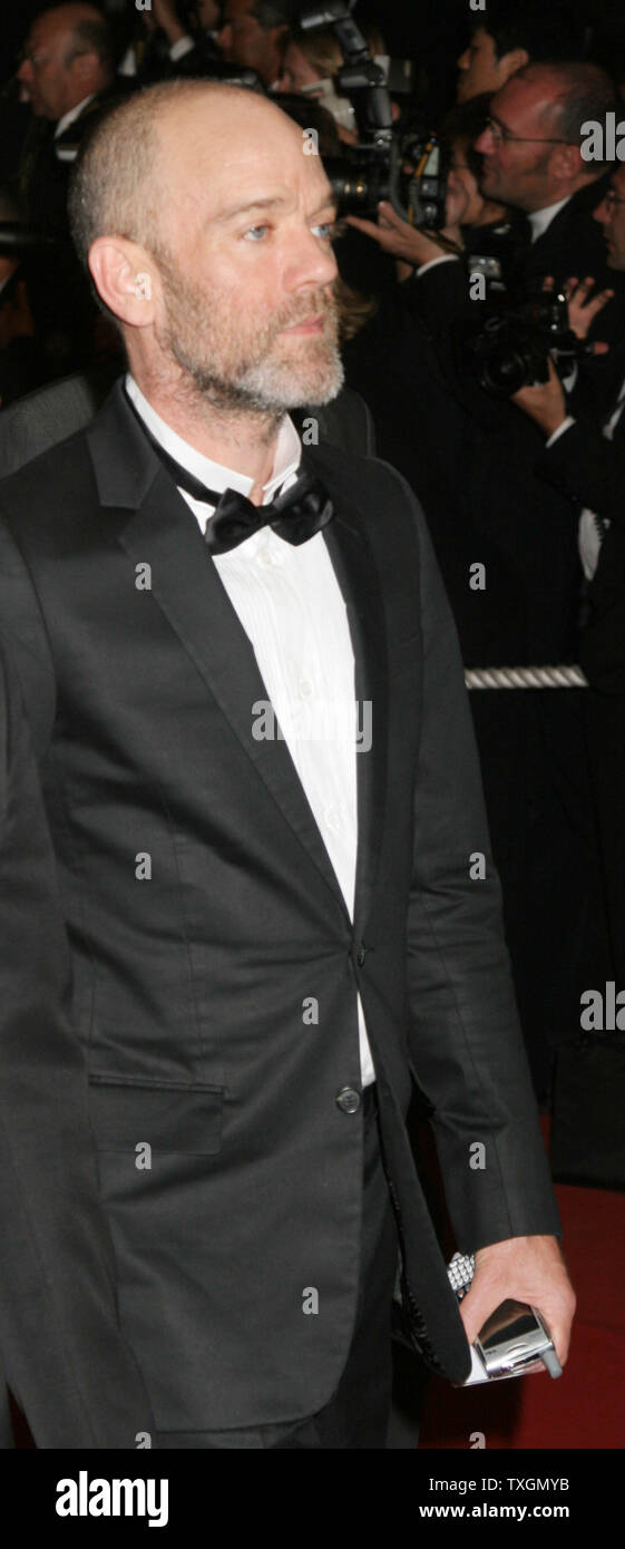 REM singer Michael Stipe arrives on the red carpet for a screening of ...