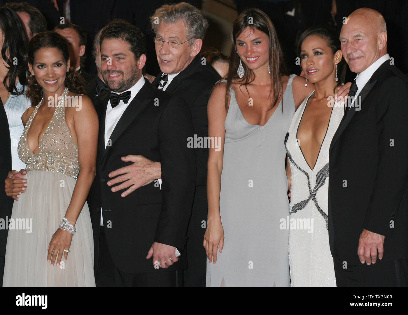 Actress Halle Berry, director Brett Ratner, actor Ian McKellen, guest ...