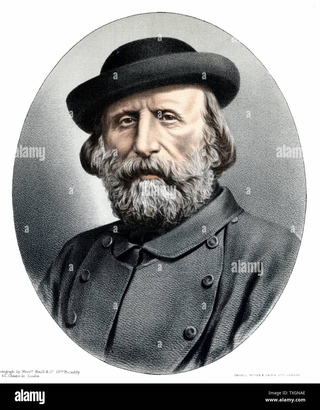 Guiseppe Garibaldi (1807-1882) Italian patriot. In 1860, at the head of ...