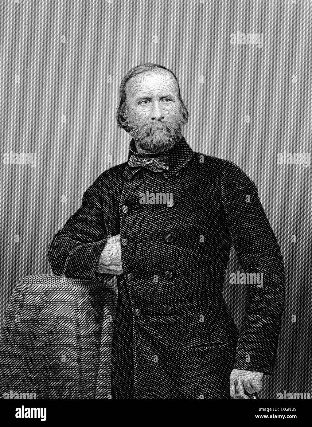 Guiseppe Garibaldi (1807-1882) Italian patriot. In 1860, at the head of ...
