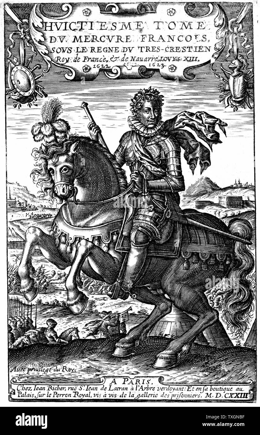 Louis XIII of France (1601-43). Reigned from 1610. Son of Henri IV and ...