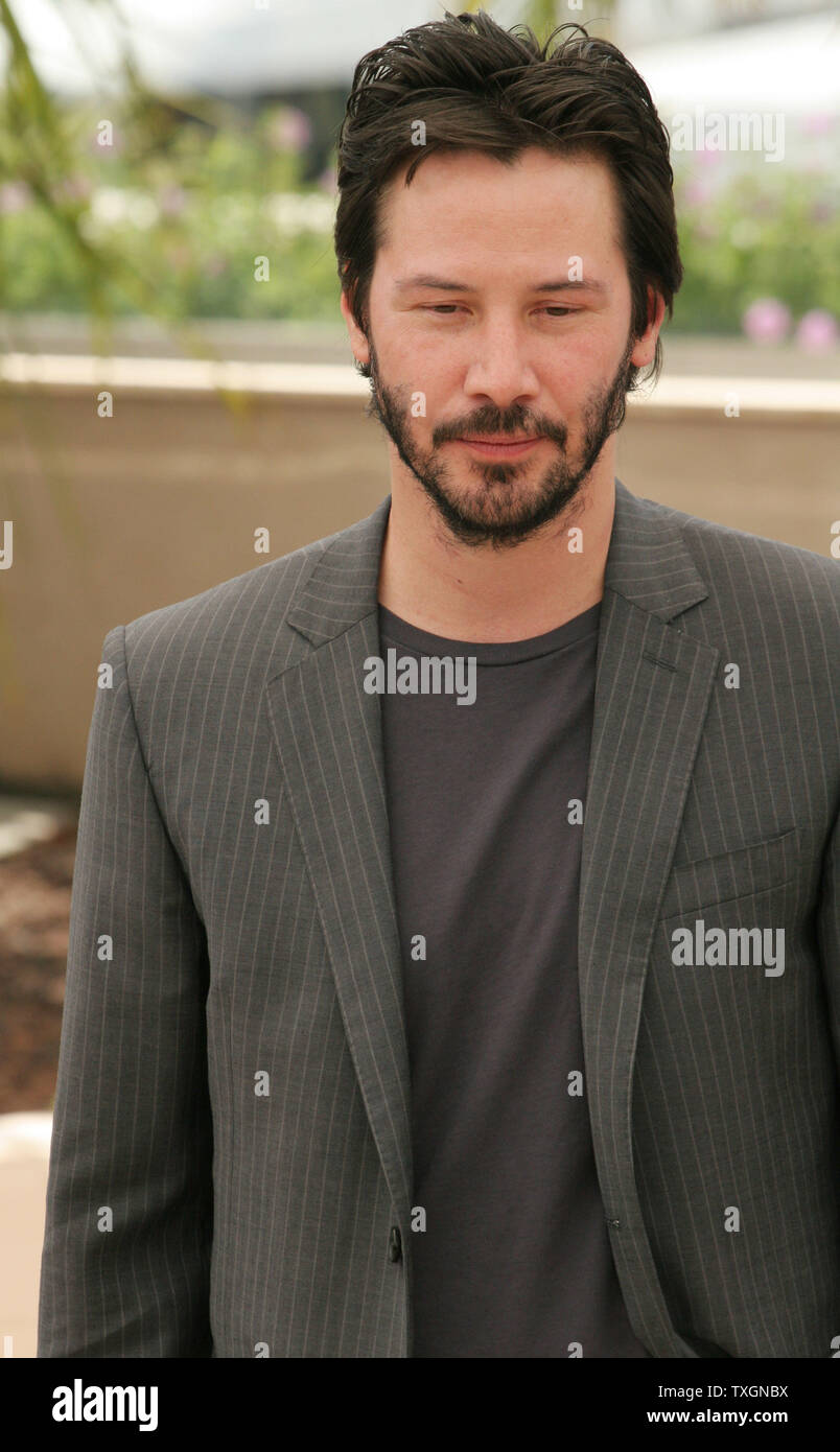 Actor Keanu Reeves arrives at a photo call for his film "A Scanner ...
