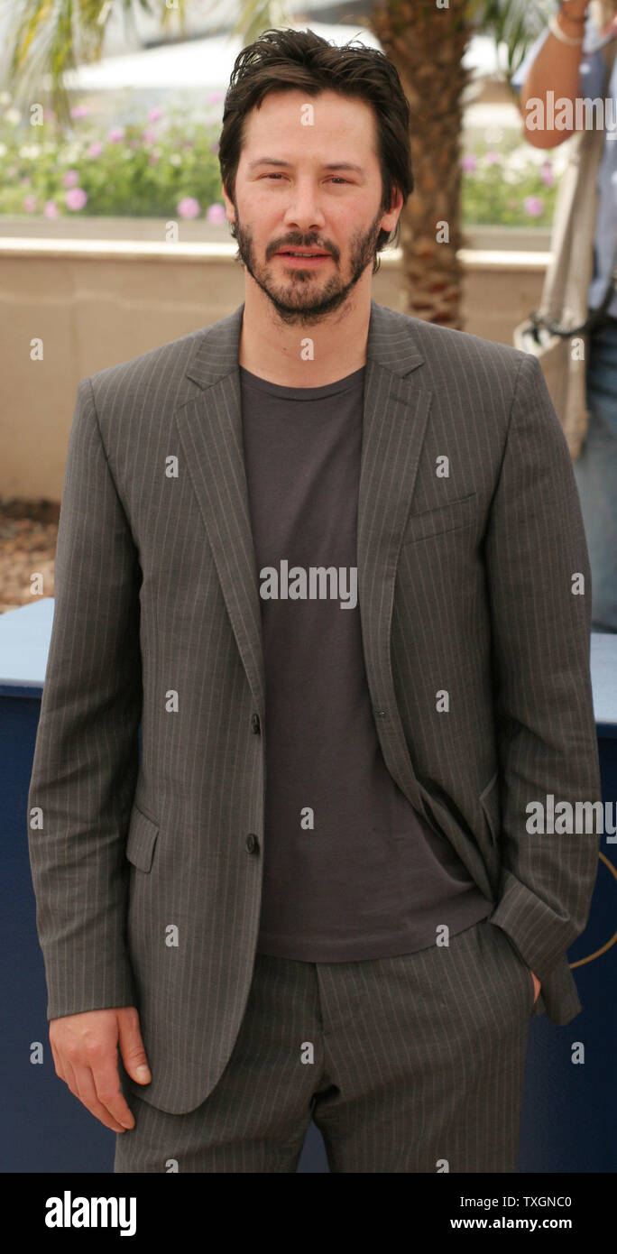 Actor Keanu Reeves arrives at a photo call for his film "A Scanner ...