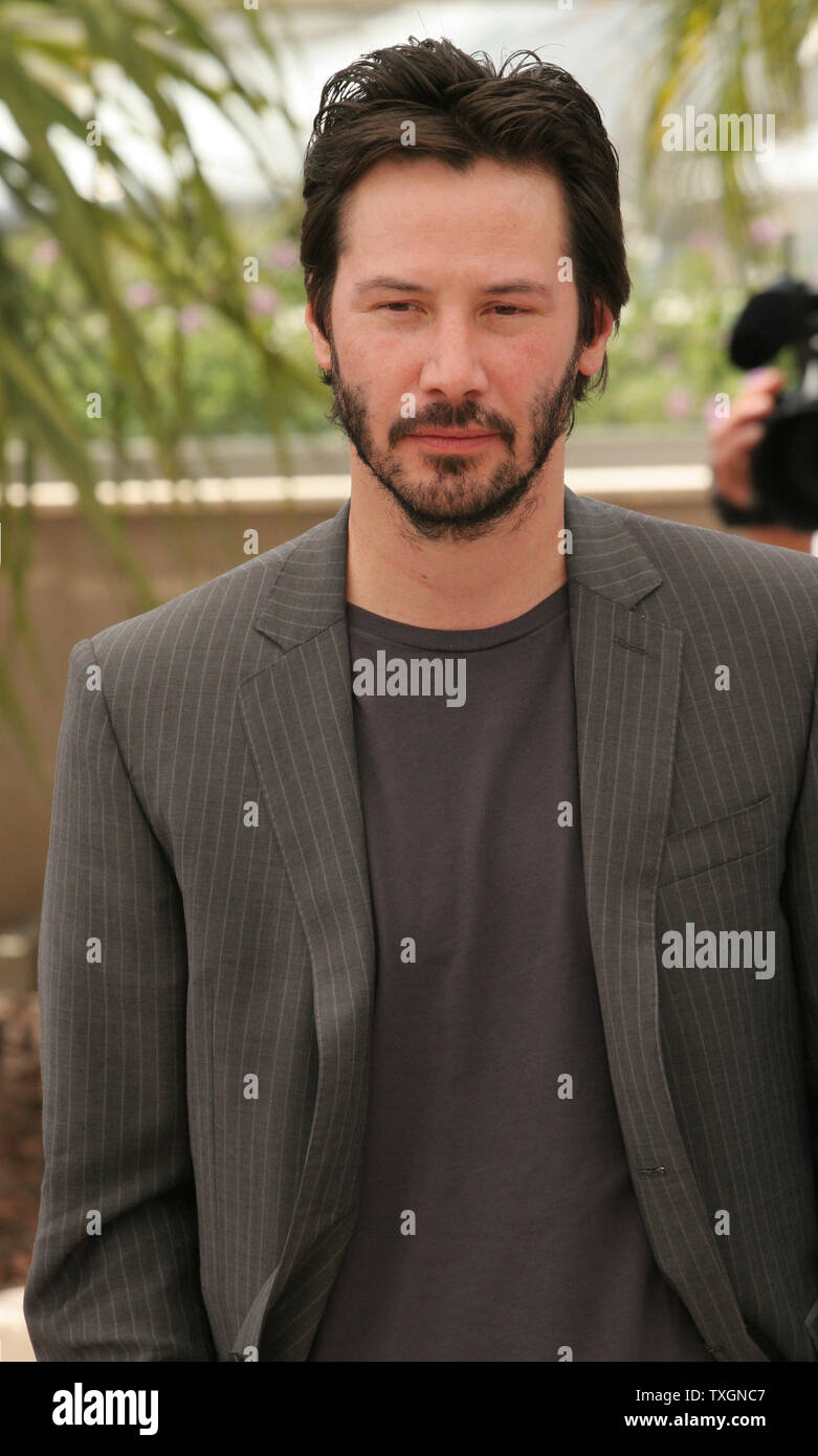 Actor Keanu Reeves arrives at a photo call for his film "A Scanner ...
