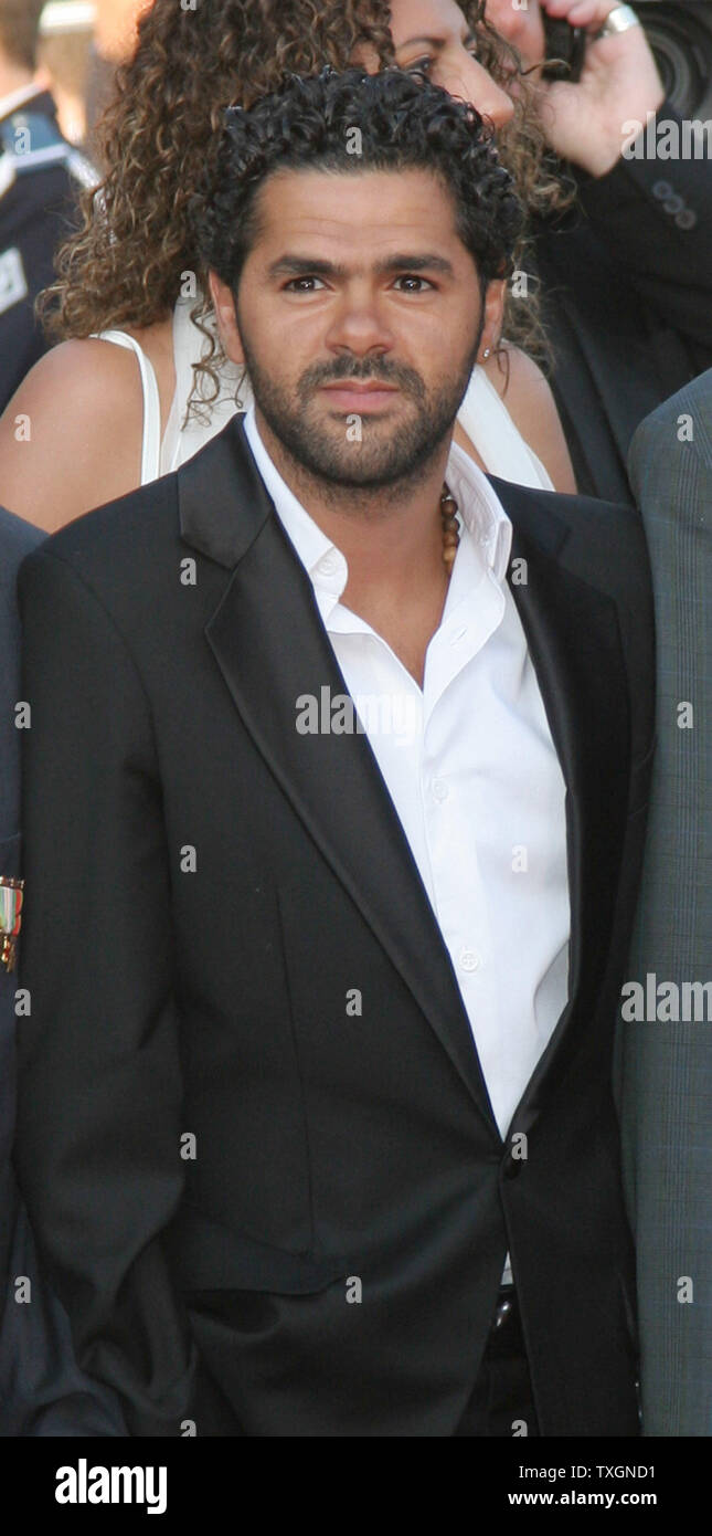 French actor Jamel Debbouze arrives on the red carpet before a ...