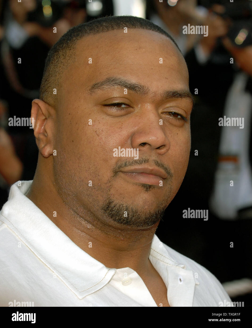 Rap star Timbaland arrives at the Palais des Festivals for the gala ...
