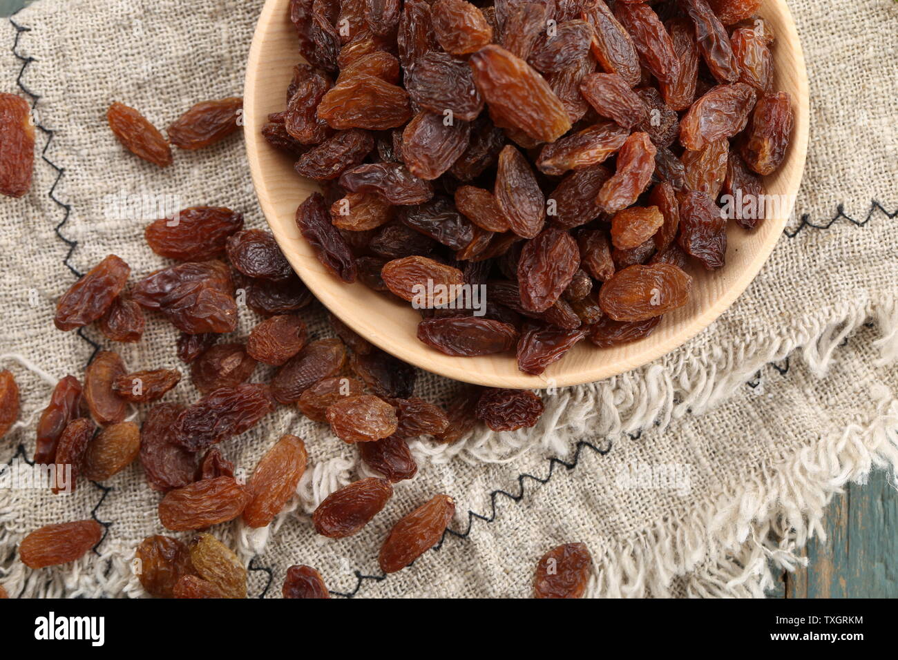 Dried red rose raisins Stock Photo - Alamy