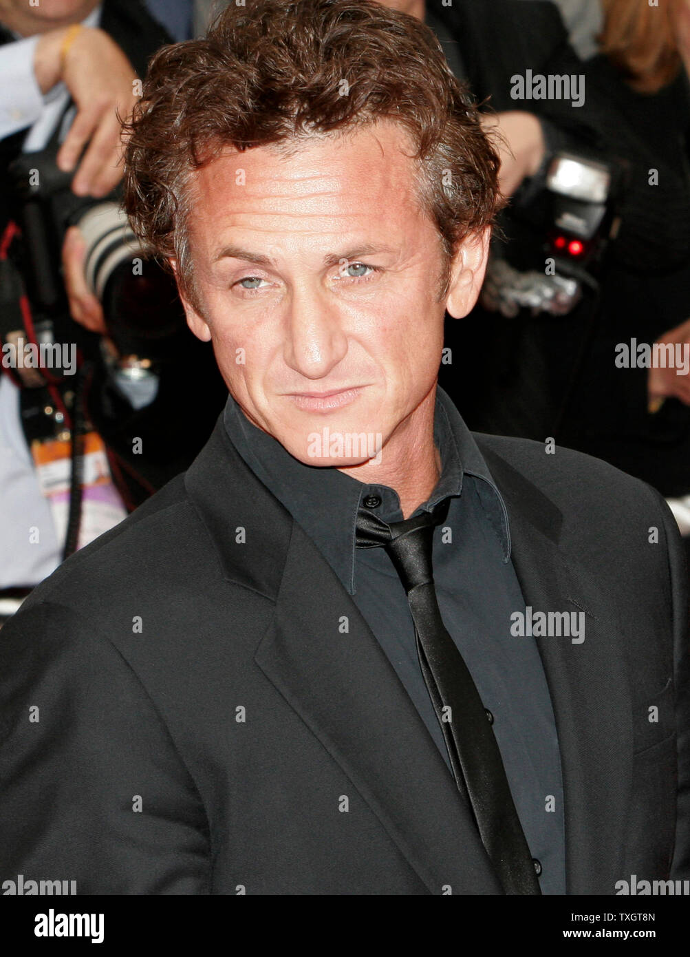 Actor and jury president Sean Penn arrives on the red carpet before a ...