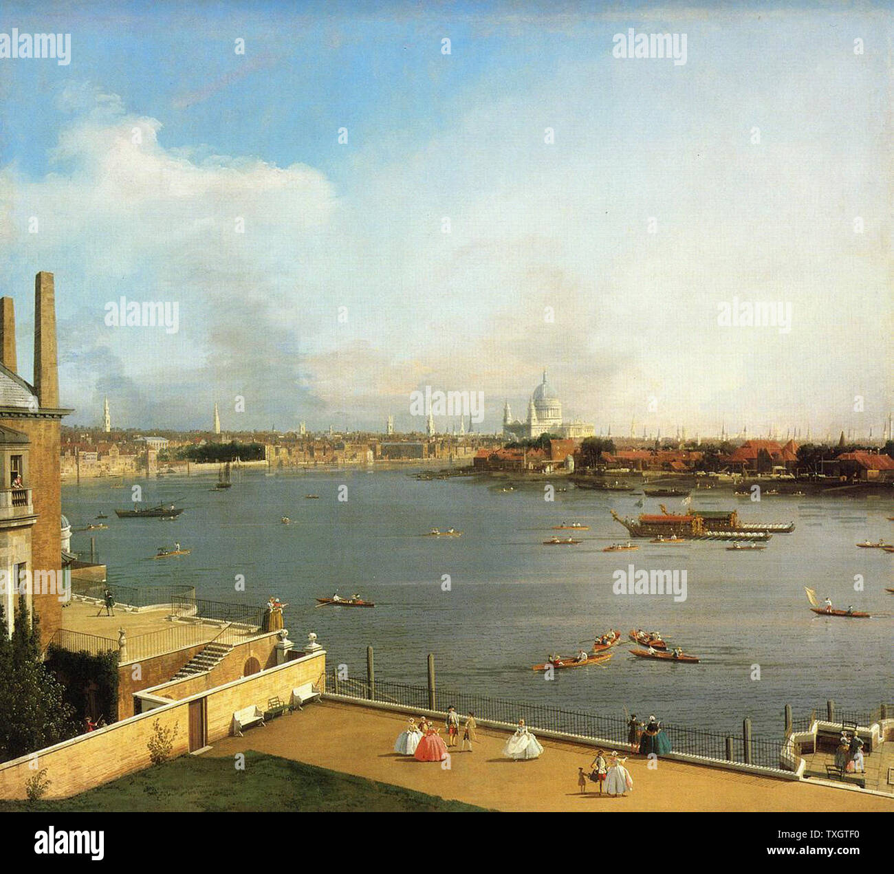Giovanni Antonio Canal a.k.a Canaletto - Thames City London Richmond ...