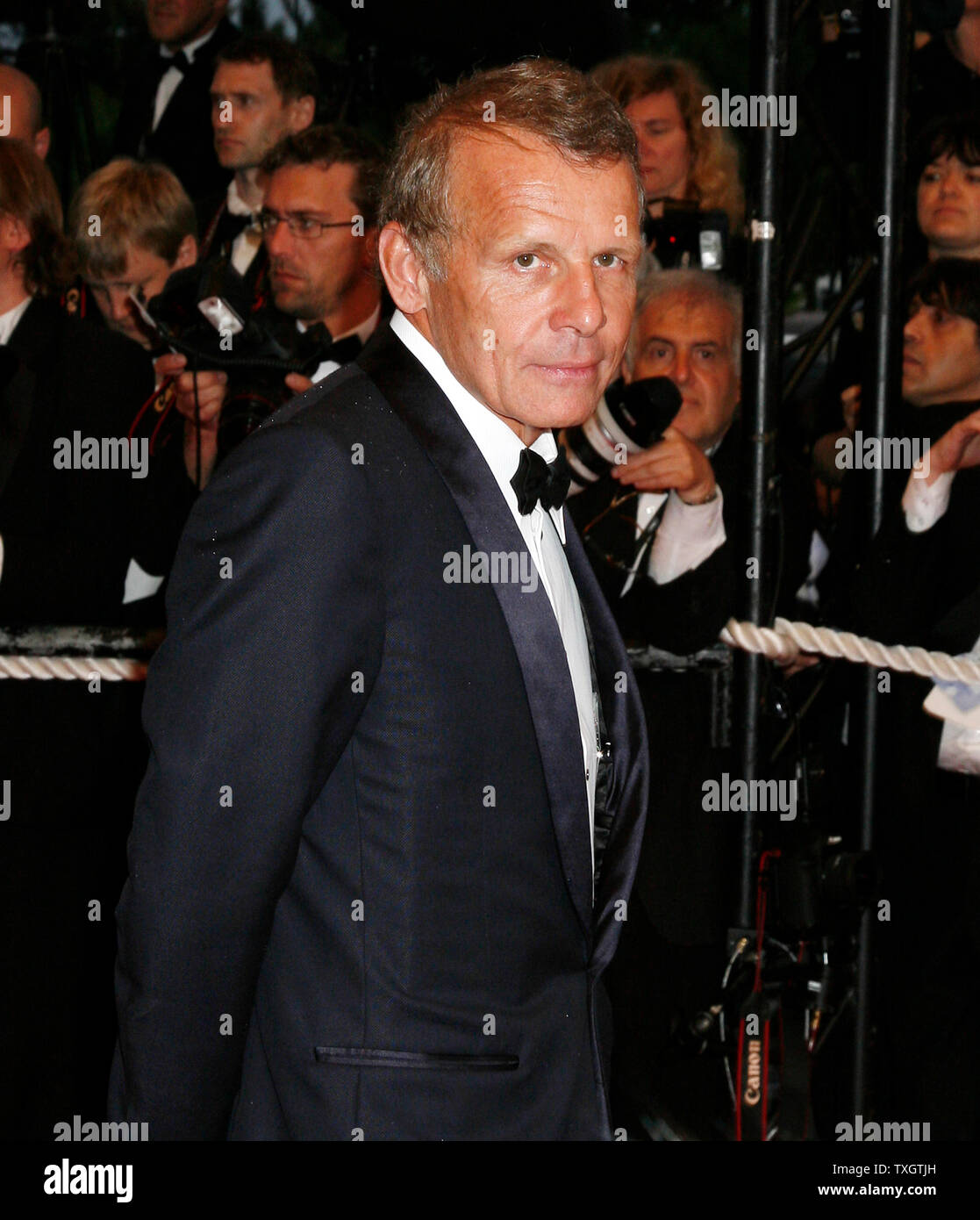 Patrick Poivre d'Arvor arrives on the red carpet before the world ...