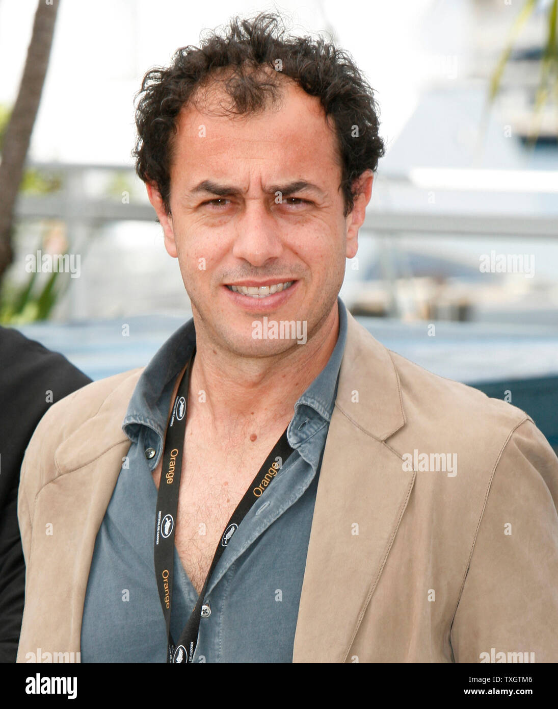 Director Matteo Garrone arrives at a photocall for the film "Gomorra ...