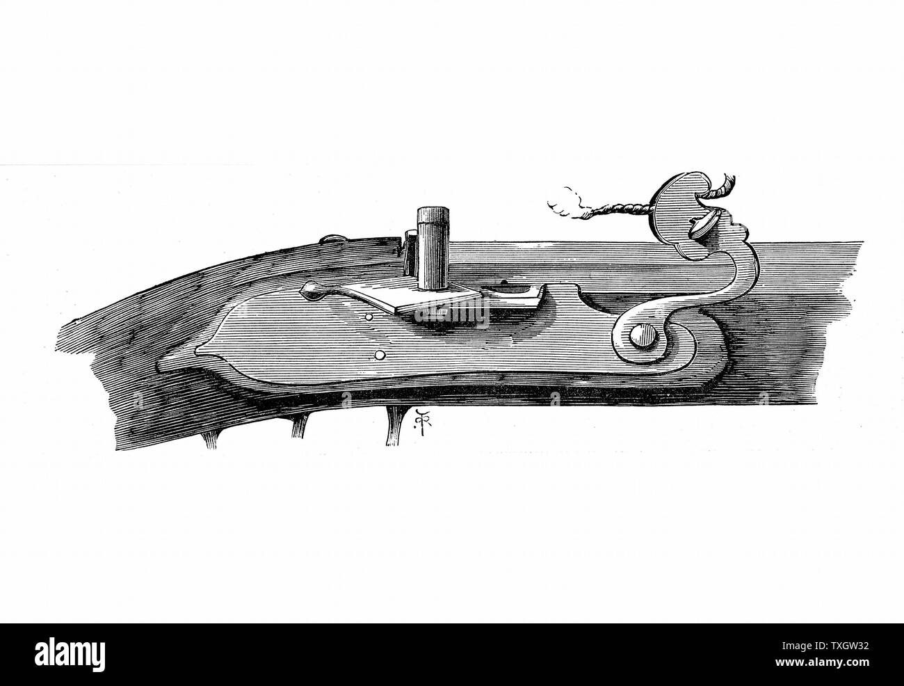 Matchlock mechanism Cut Out Stock Images & Pictures - Alamy