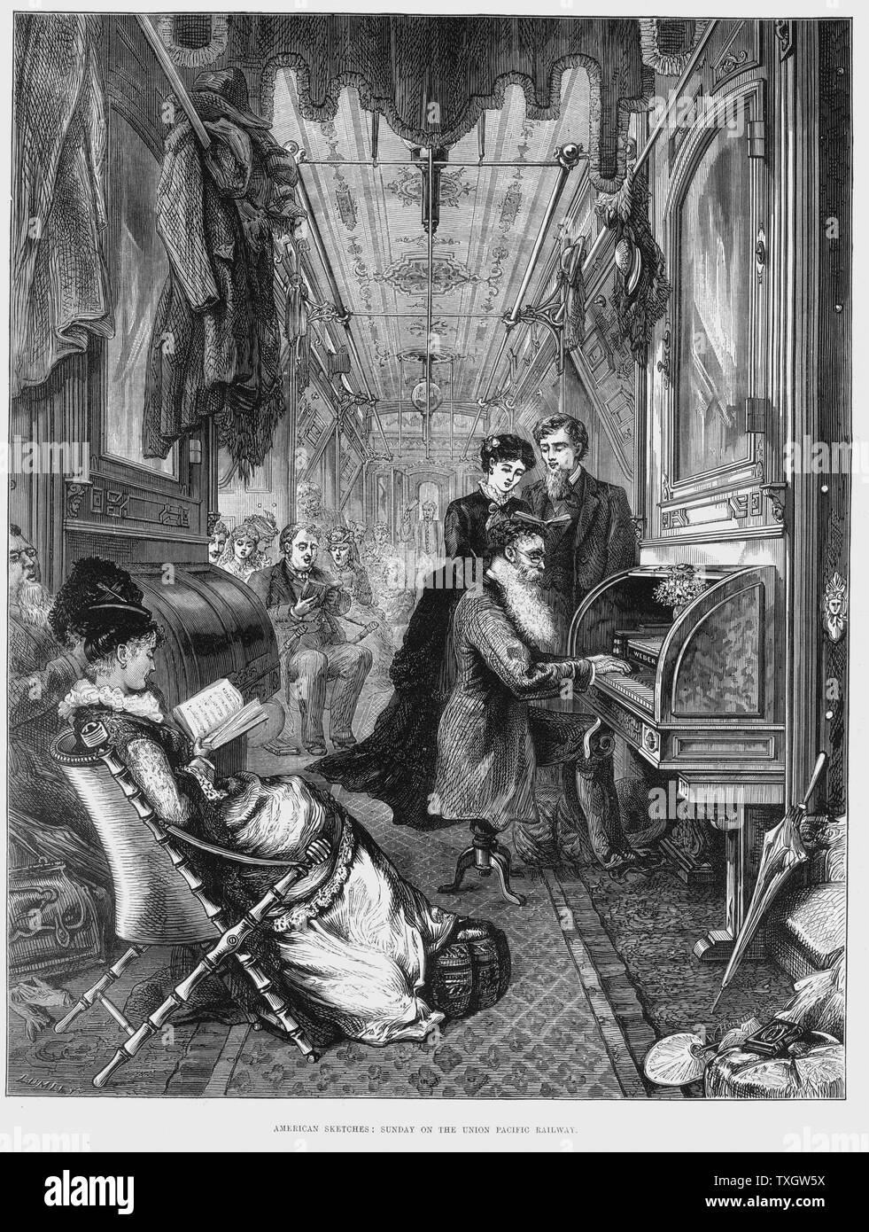 Union pacific railroad 19th century hi-res stock photography and images ...