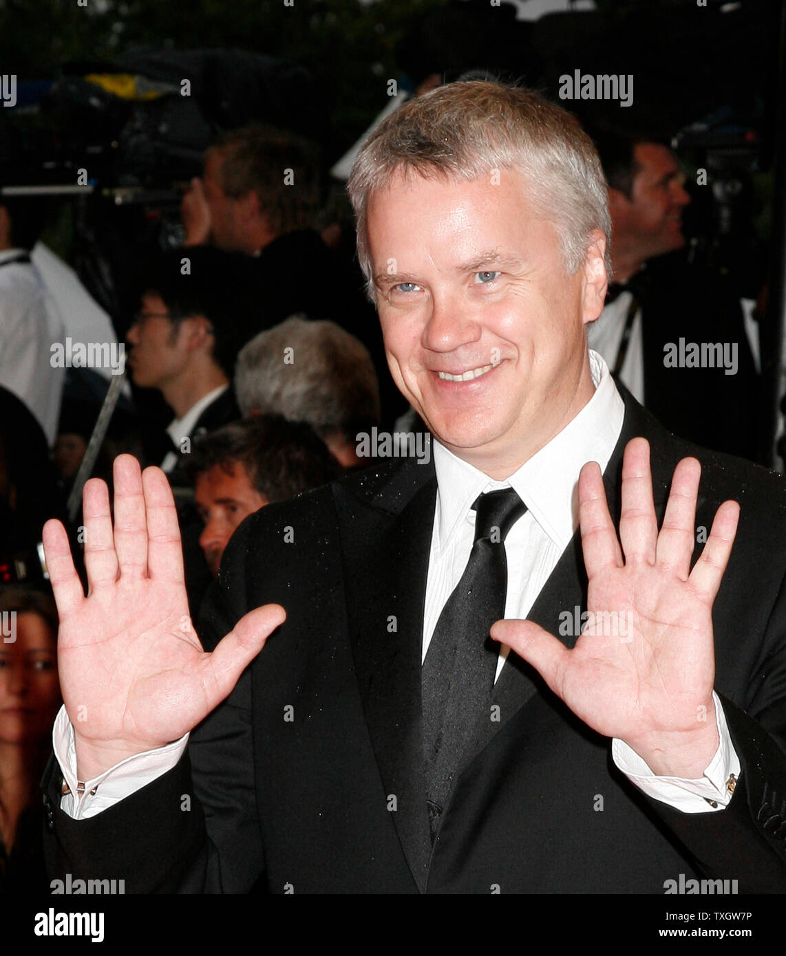 Actor Tim Robbins arrives on the red carpet before a screening of the ...