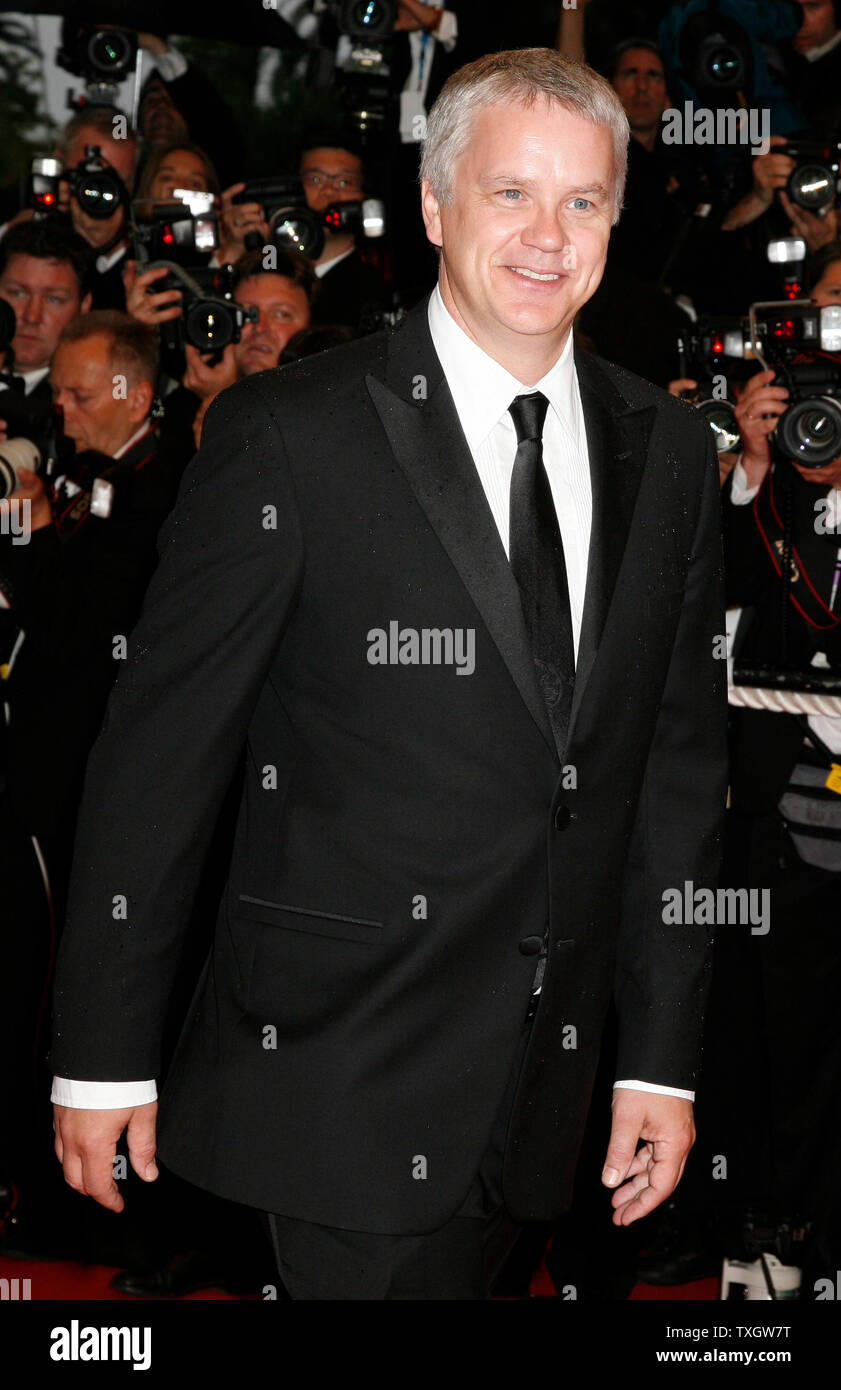 Actor Tim Robbins arrives on the red carpet before a screening of the ...