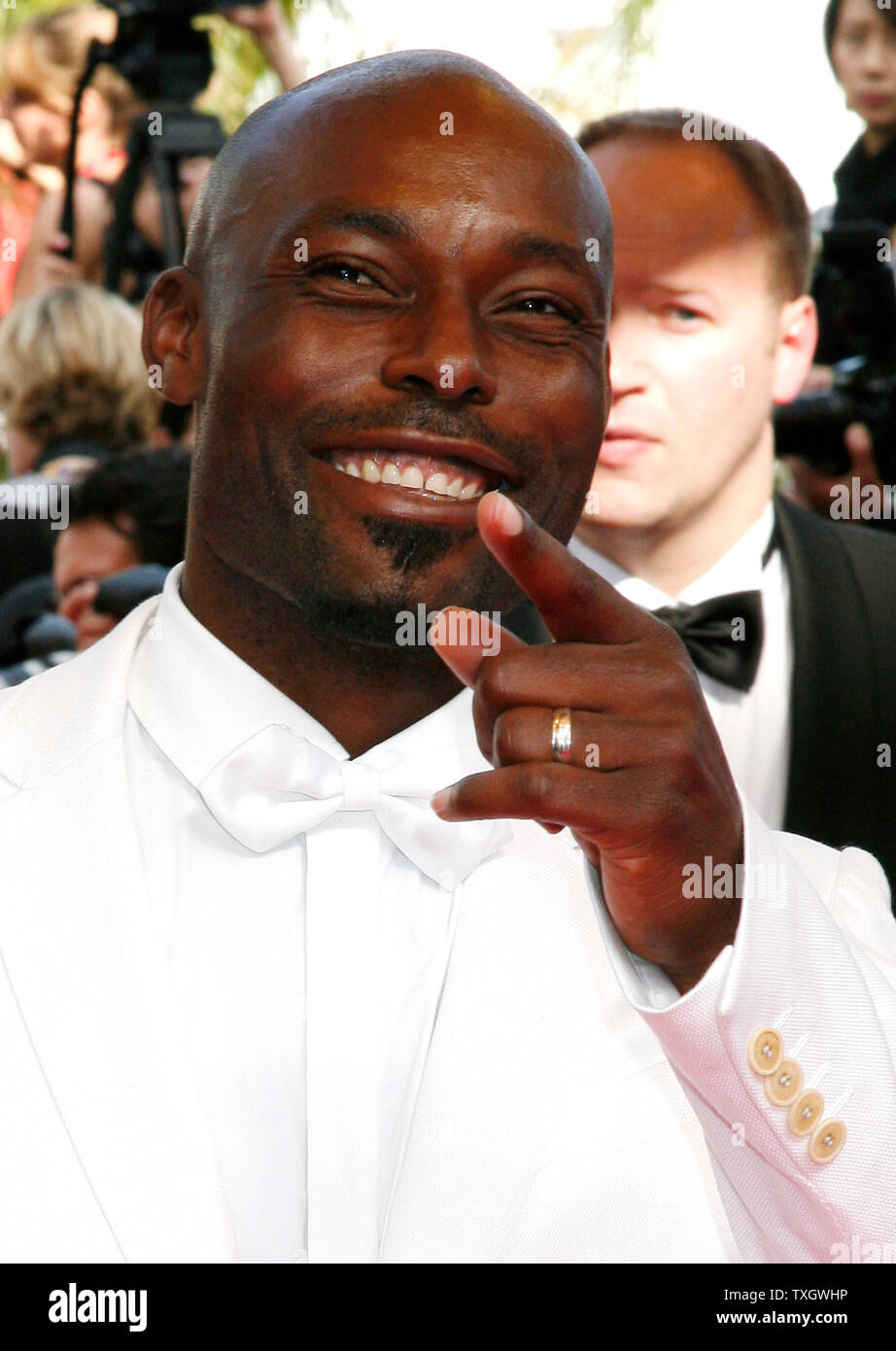 Jimmy Jean Louis arrives on the red carpet before the world premiere of ...