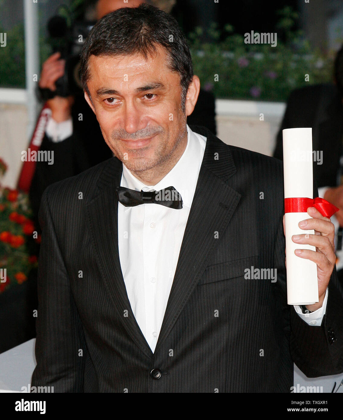 "Best Director" award winner Nuri Bilge Ceylan arrives at the closing ...