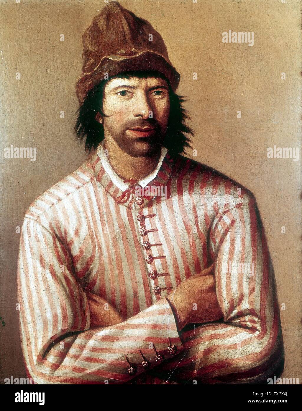 Czar emperor royalty man disguised russian 17th century hi-res stock ...
