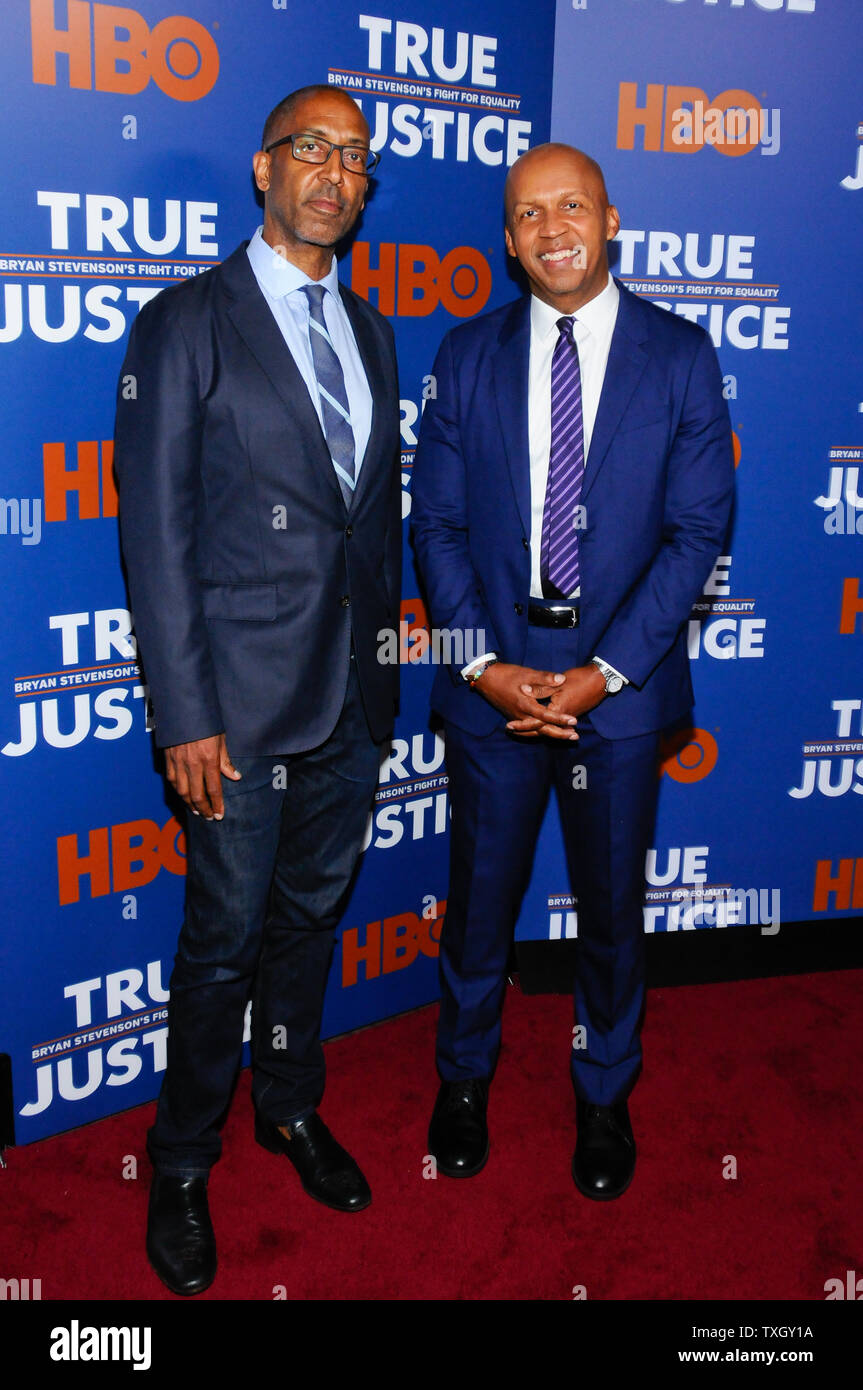 New York City, United States. 24th June, 2019. Trey Ellis and Bryan ...