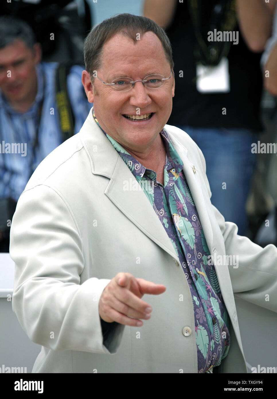 John lasseter at the photocall the film up hi-res stock photography and ...