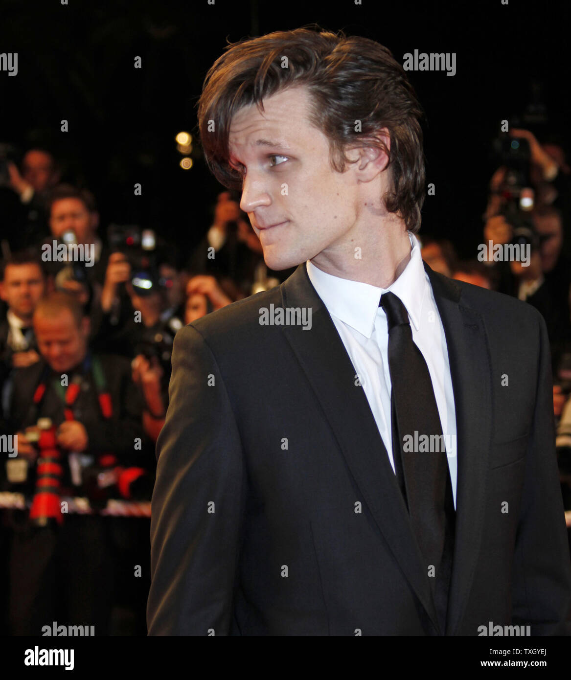 Actor Matt Smith arrives on the red carpet before a screening of the ...