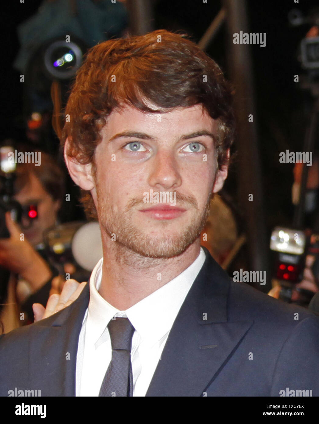 Actor Harry Treadaway arrives on the red carpet before a screening of ...