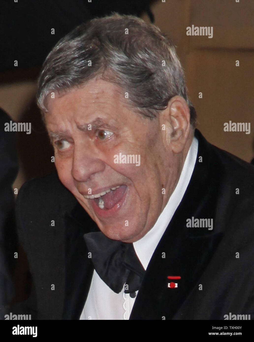 Actor Jerry Lewis arrives on the red carpet after a screening of the ...
