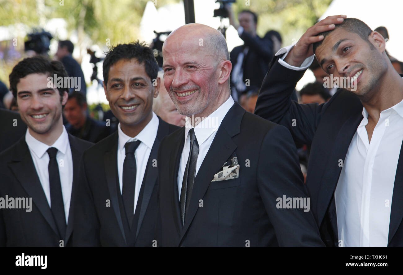 (From L to R) Actors Tahar Rahim and Hishem Yacoubi, director Jacques ...