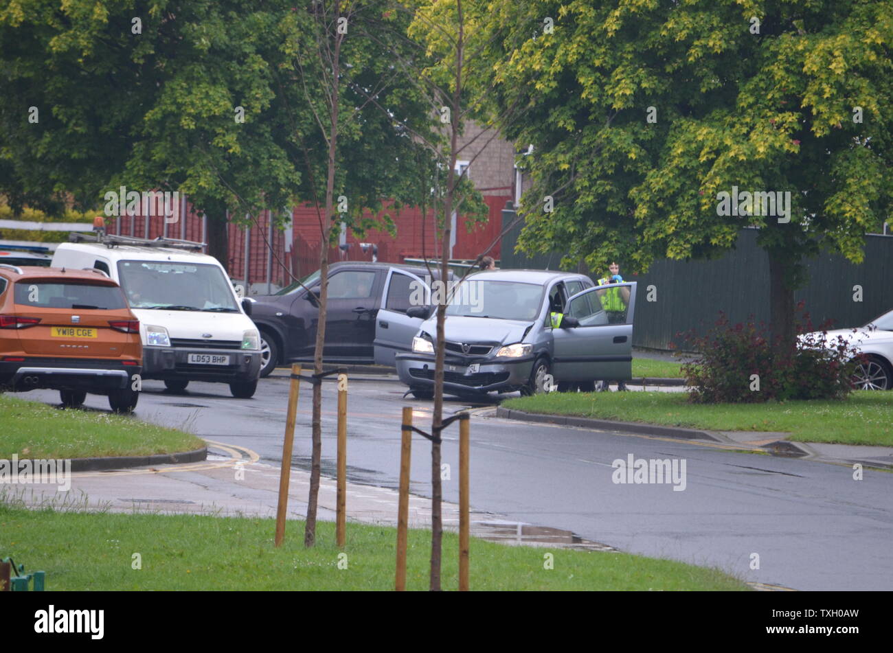 Police car chase hi-res stock photography and images - Alamy