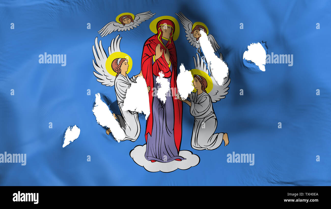 Minsk flag perforated, bullet holes Stock Photo - Alamy