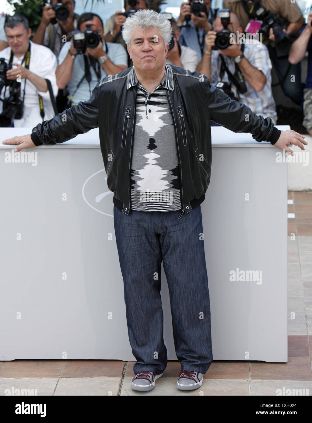 Director Pedro Almodovar arrives at a photocall for the film "Los ...