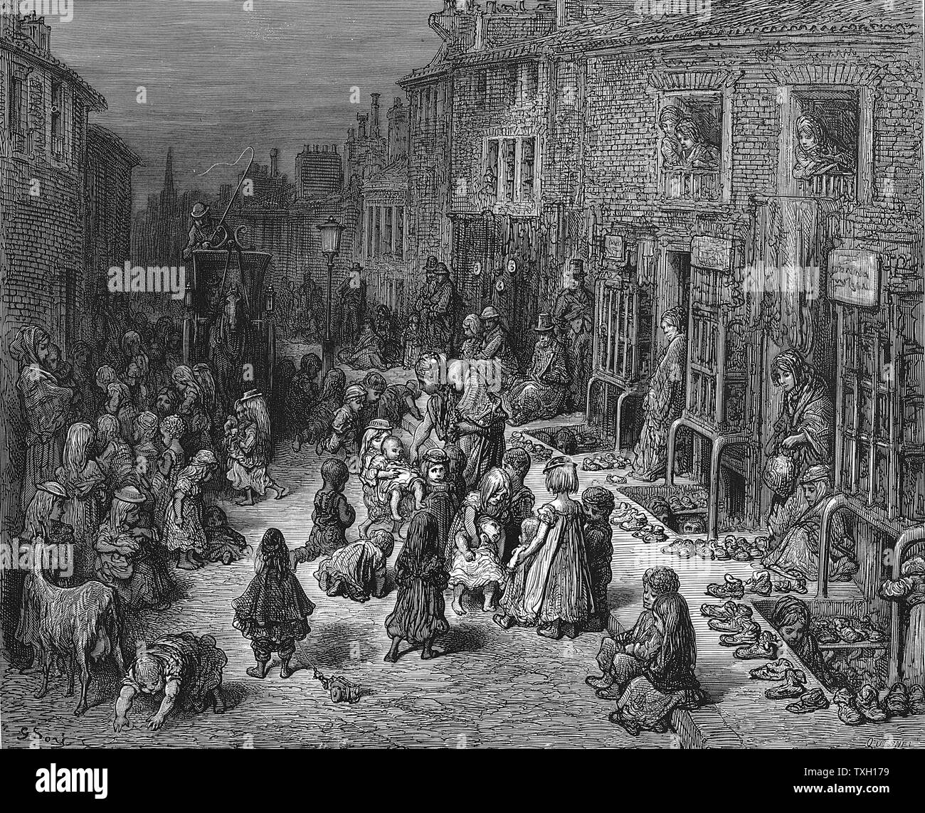 London poverty slum hi-res stock photography and images - Alamy