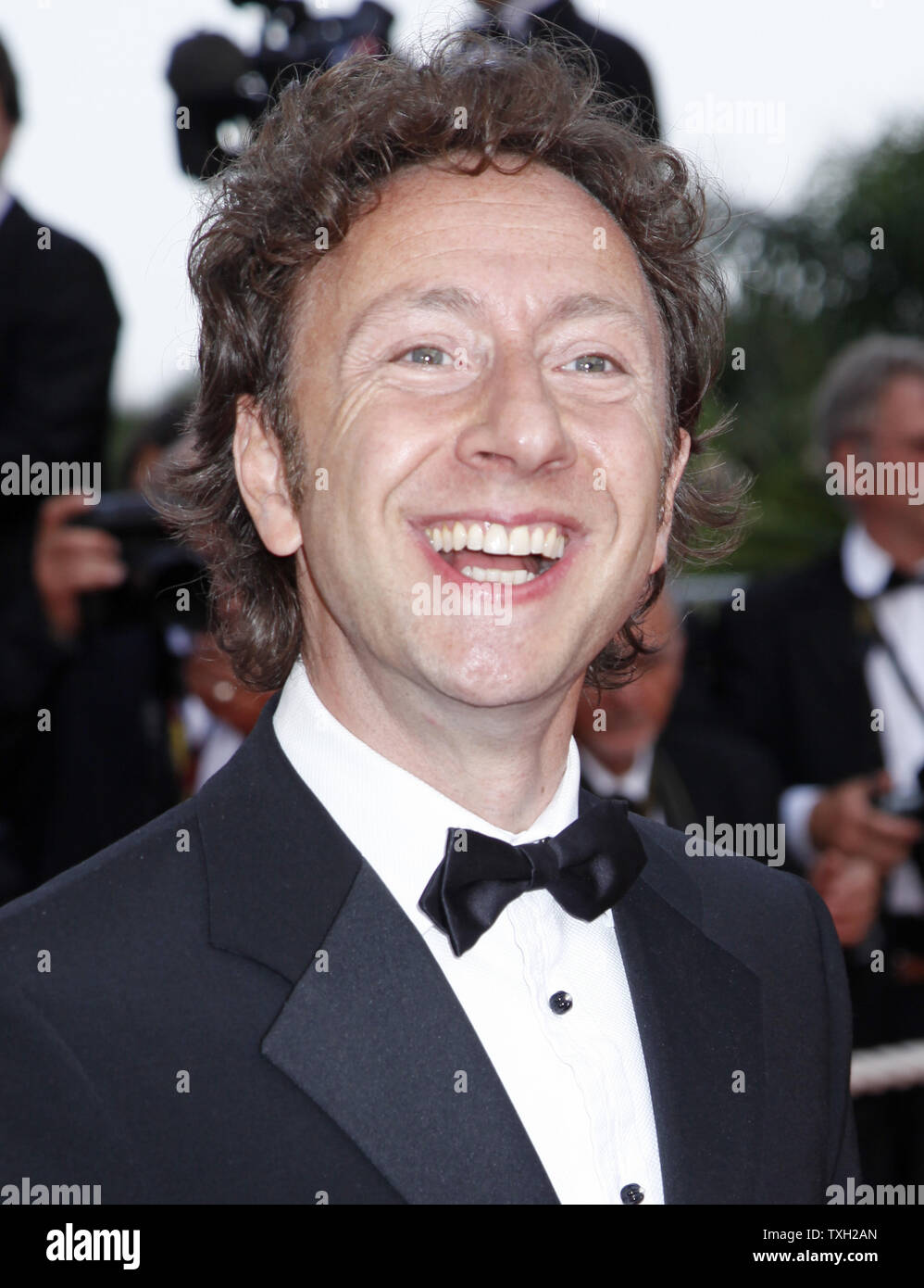 TV personality Stephane Bern arrives on the red carpet before a ...