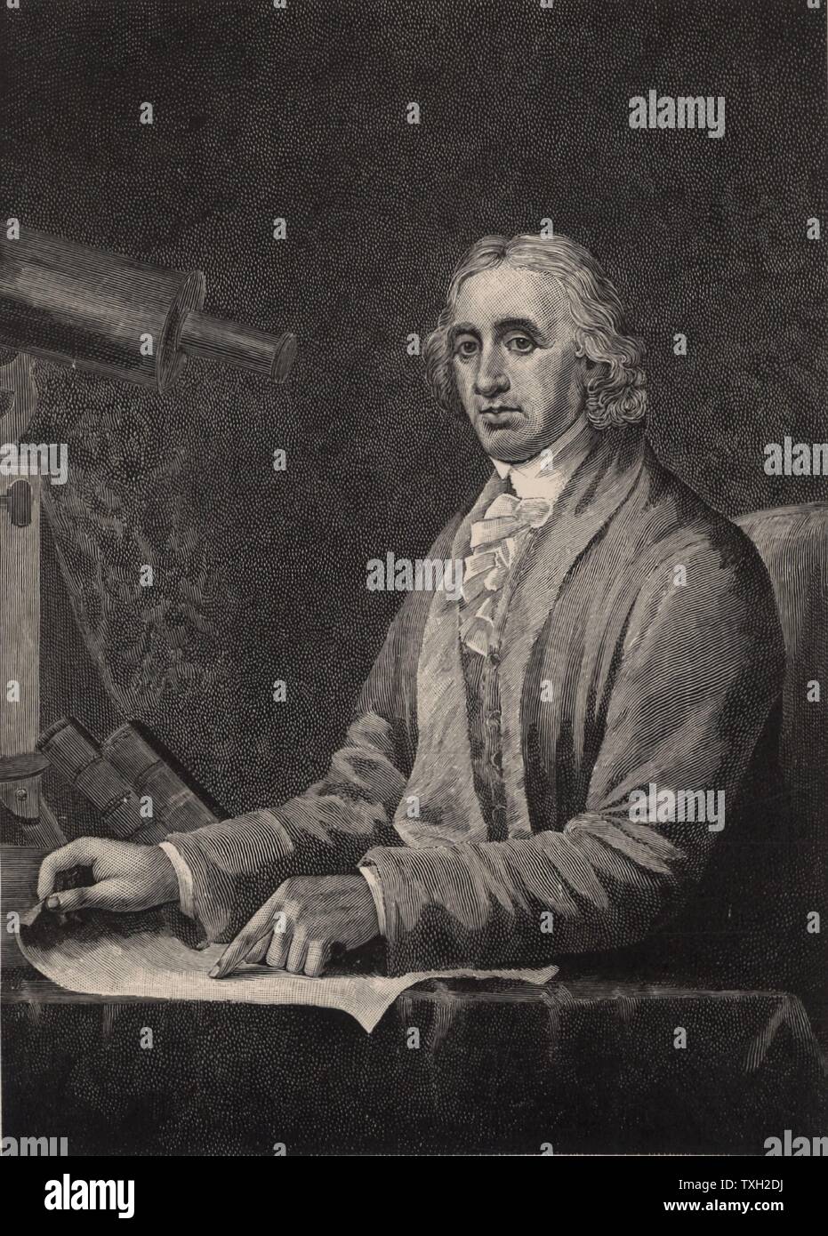 David Rittenhouse (1732-1796), American astronomer and inventor. He ...