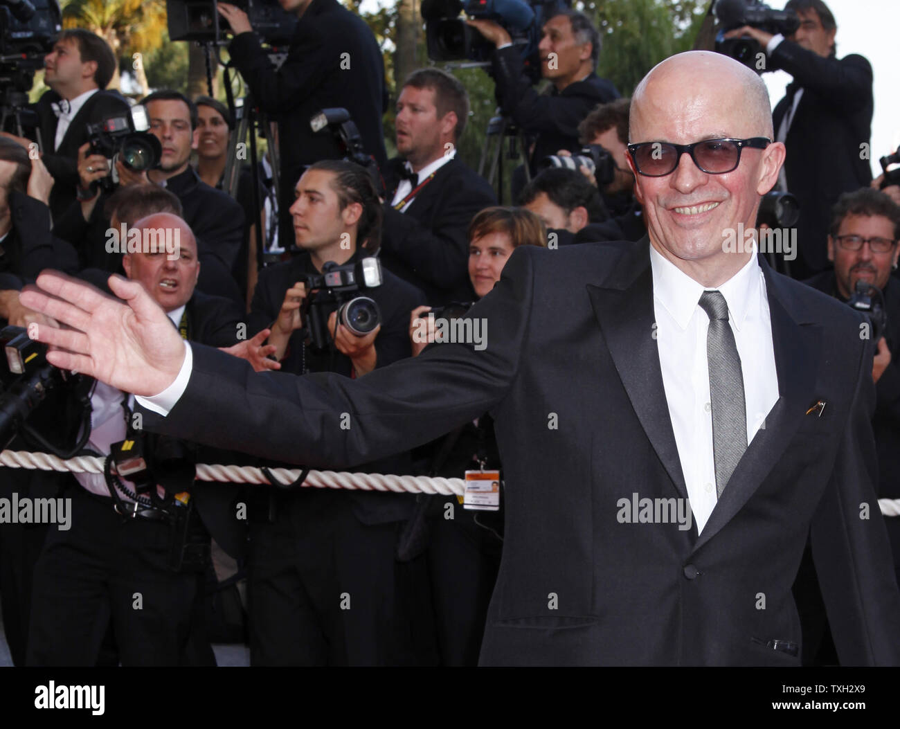 Director Jacques Audiard arrives on the red carpet before the closing ...