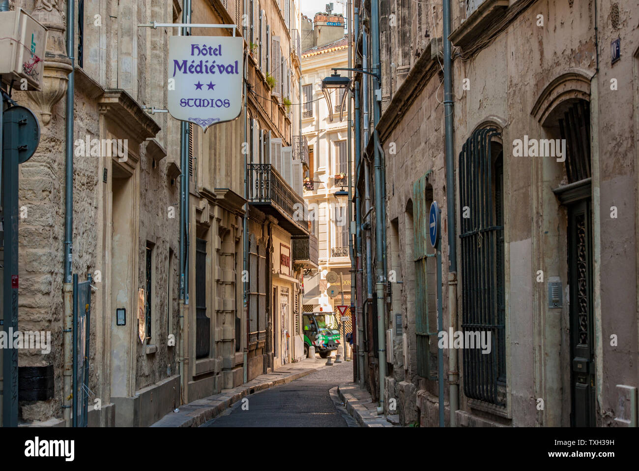 Old town of Avignon, France Stock Photo - Alamy