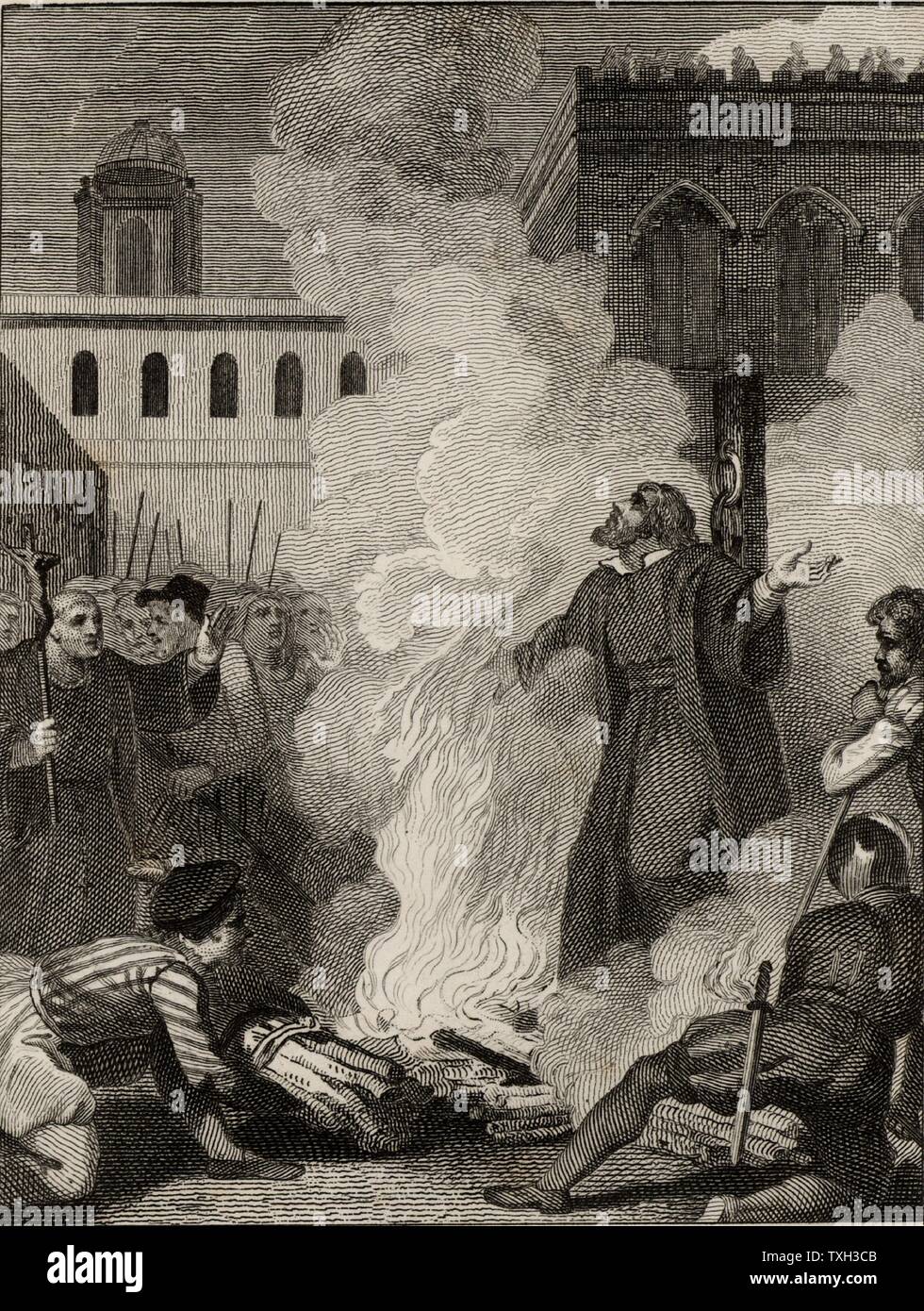 Cranmer archbishop canterbury burnt stake hi-res stock photography and ...